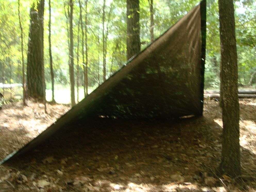 The Plow Point or Diamond Fly Tarp Set-Up | Sensible Survival